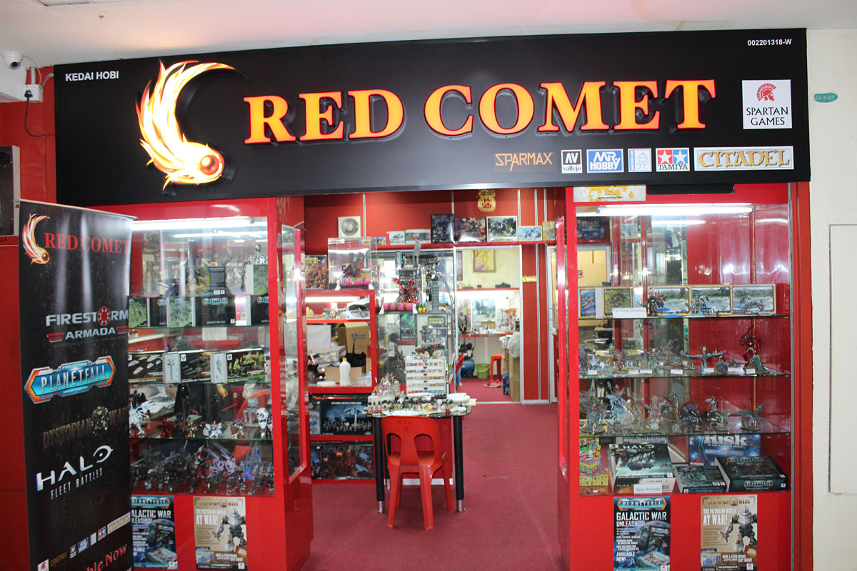 The travel continues – Red Comet Store – Penang, Malaysia | Game of Travel